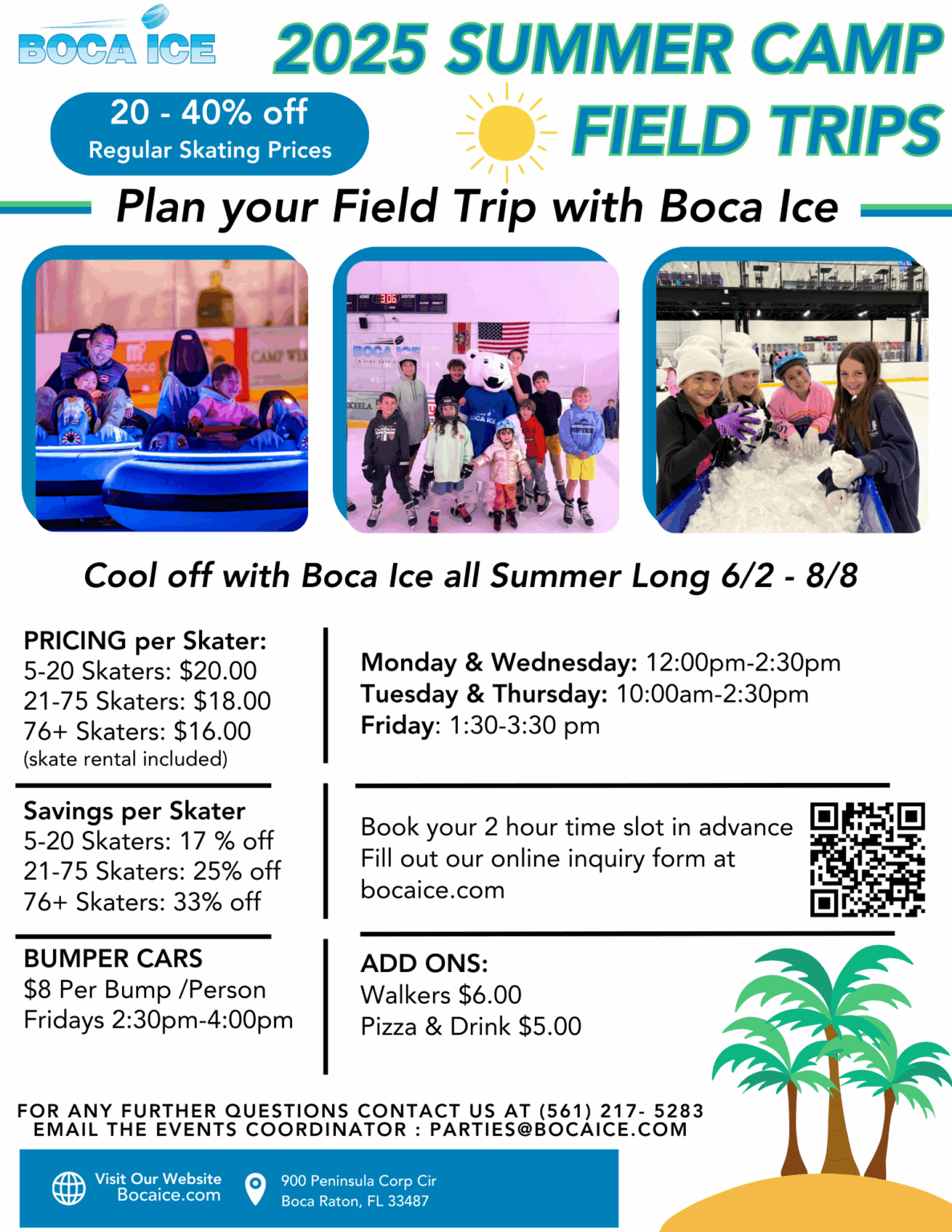 Field Trips - Boca Ice - South Florida’s Newest Indoor Ice Rink