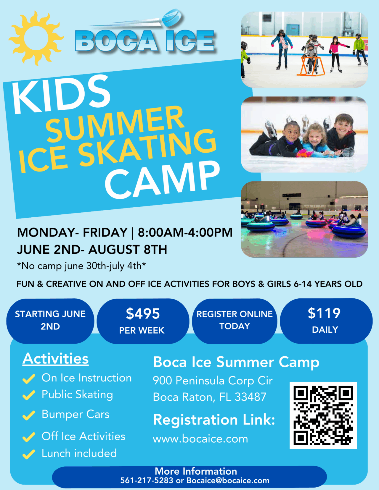 Boca Ice Summer Camps - Boca Ice - South Florida’s Newest Indoor Ice Rink